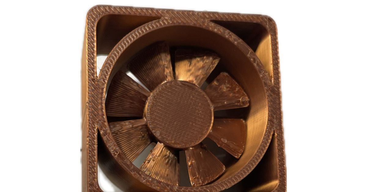 MINI fan (NO SUPPORT) by il_Papero | Download free STL model ...