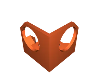 Multiboard Type 1, Big Thread Holes, 1x1x1 Outside Bracket Corner by ...