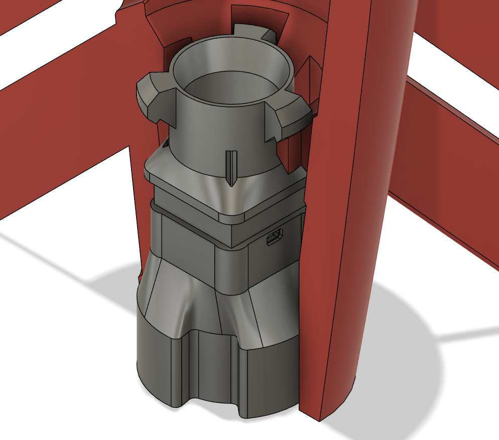 Huge Moon Rocket GU4 light bulb by Muth | Download free STL model ...