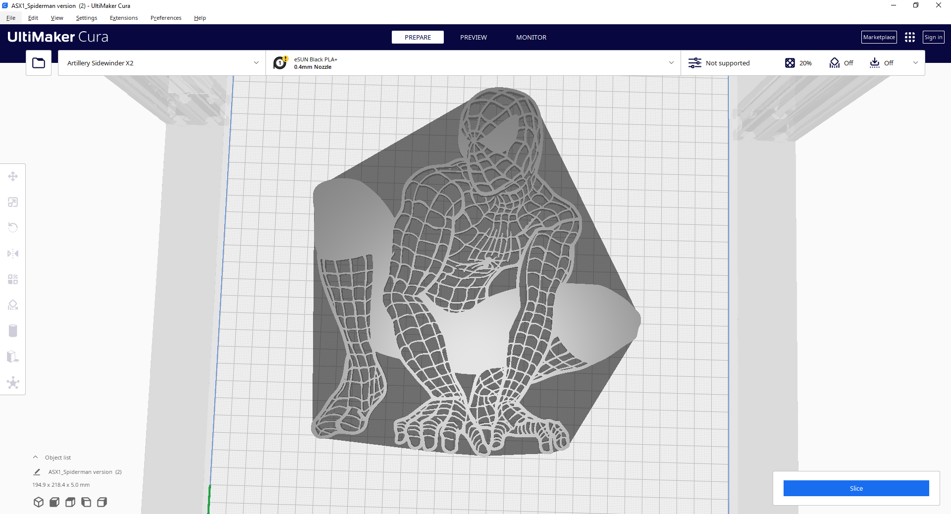 SPIDERMAN 2D by Israel3D | Download free STL model | Printables.com