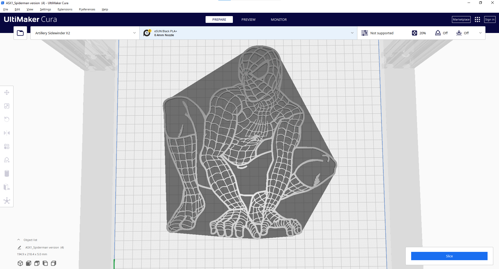 SPIDERMAN 2D by Israel3D | Download free STL model | Printables.com