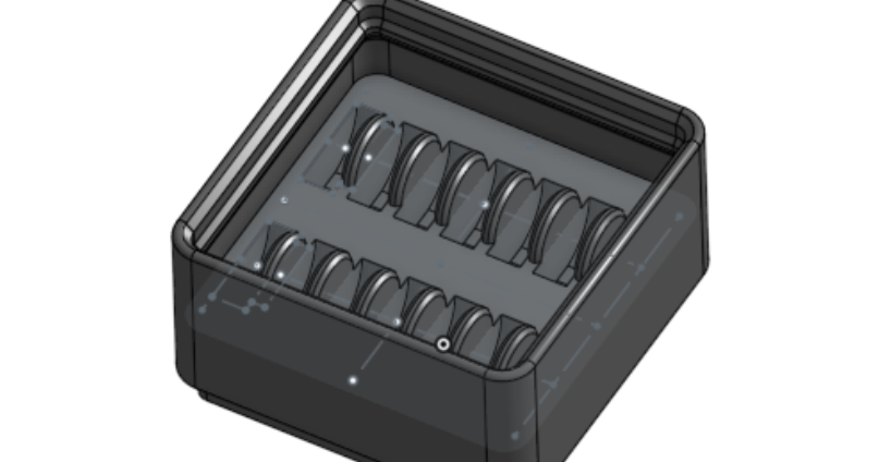 Gridfinity LR 1130 Coin Cell Holder by Oliver Philbrick | Download free STL model | Printables.com