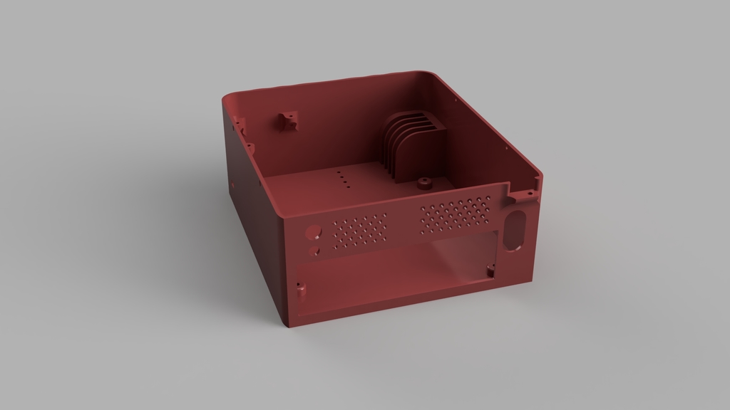 Mini-ITX PC / NAS Case - Low Profile by lfpoulain | Download free STL ...