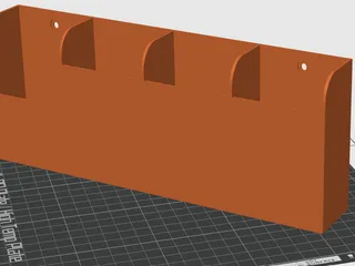 Wall mountable 4 Remote Control Holder by Angelo | Download free STL ...