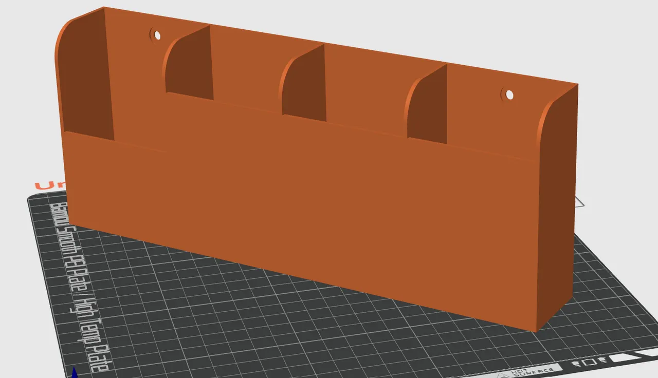 Wall mountable 4 Remote Control Holder by Angelo | Download free STL ...