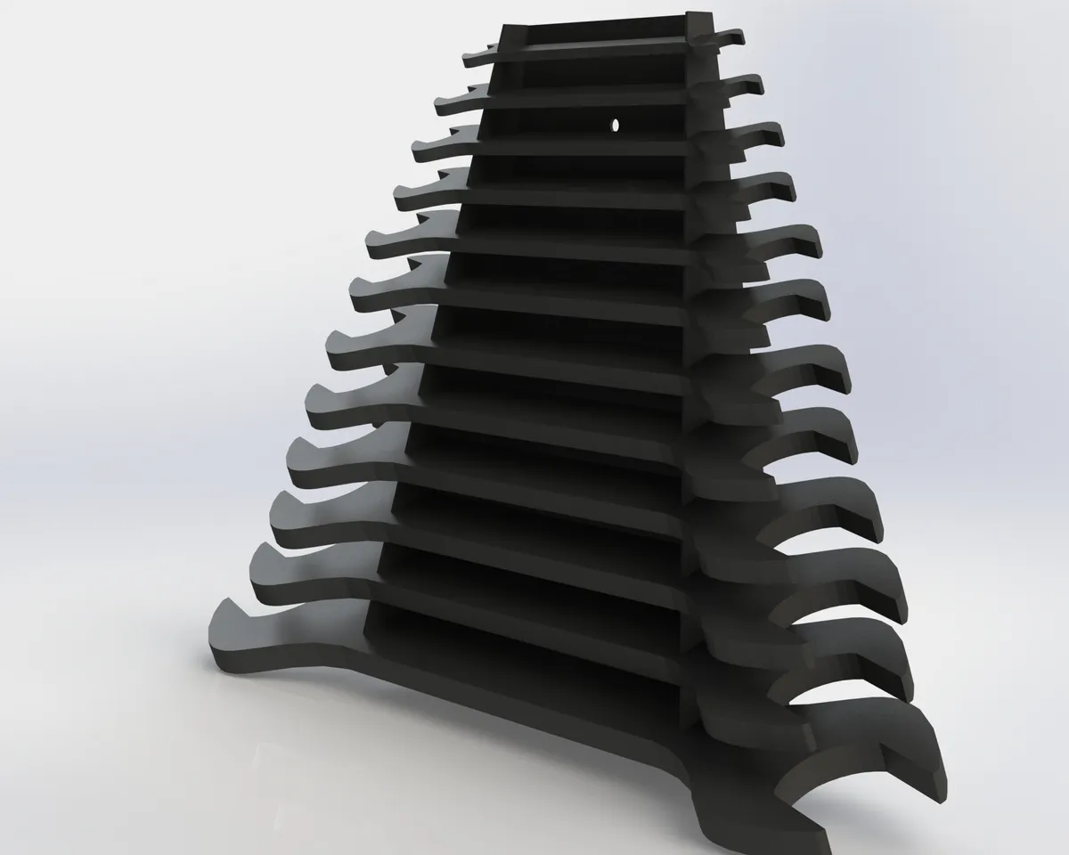 Wrench Key Support by SolidWorks Maker | Download free STL model ...