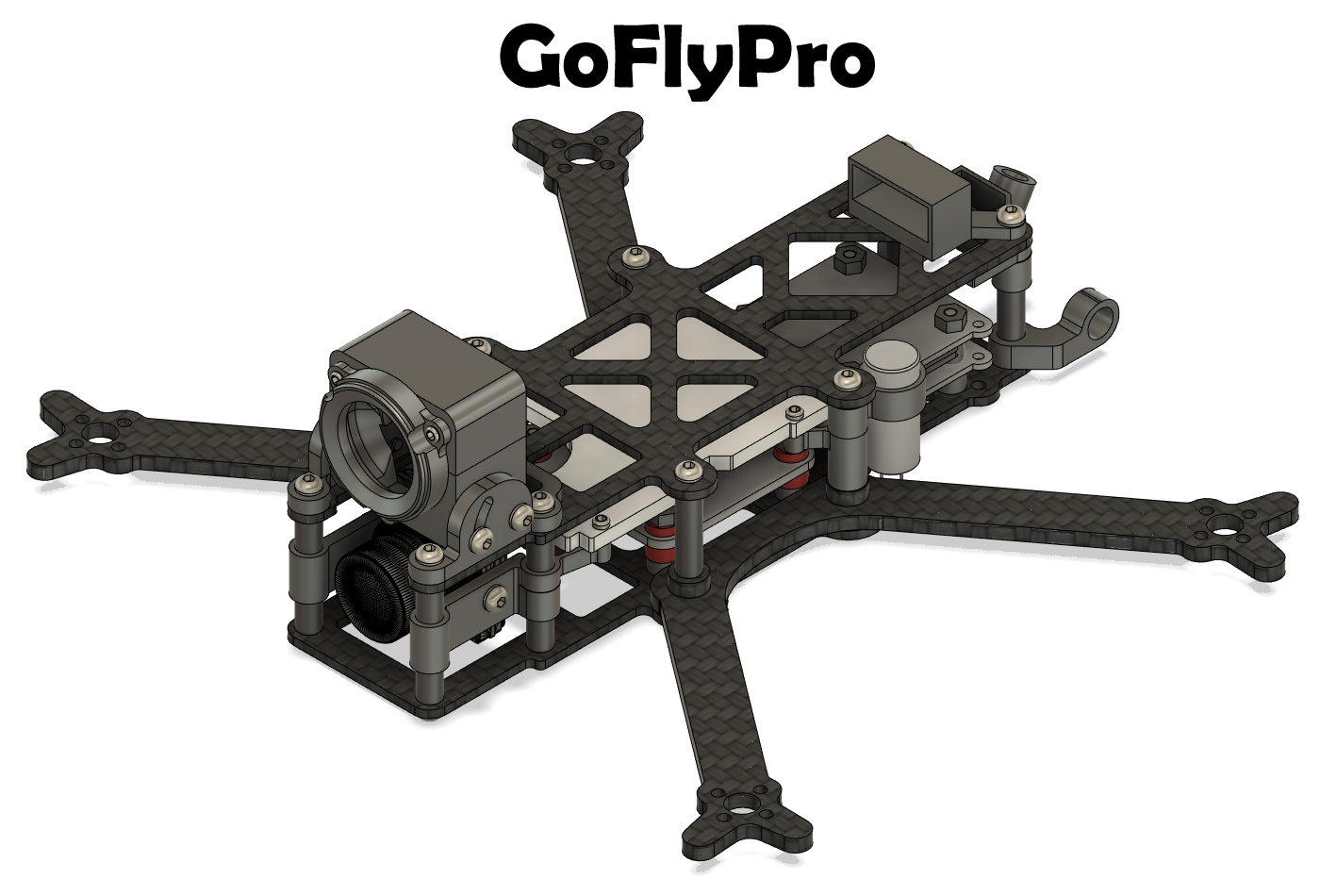 GoFlyPro - FPV Drone Frame - 3, 3.5, and 4 Inch / sub 250g by Heinrich ...