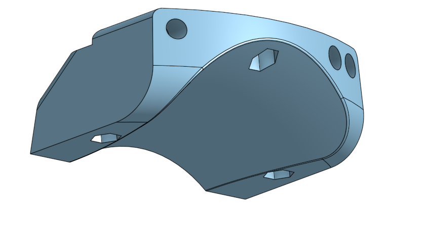 Replacement battery mount base for SuperShark ebike battery by v1ncen7 ...