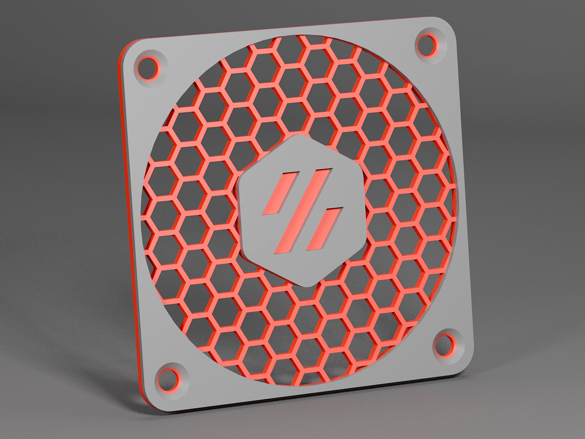Voron 2.4 Fan Grill with Hex Infill by Blackpoint | Download free STL ...