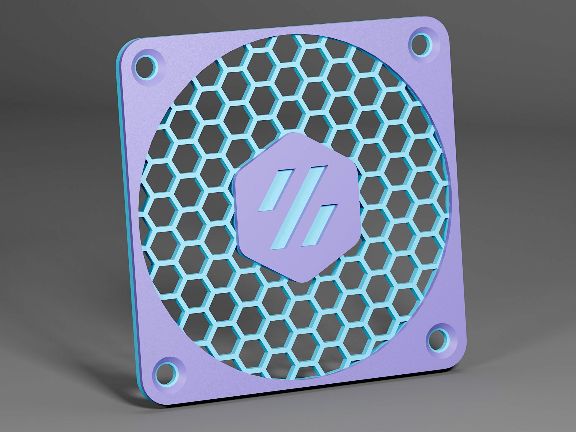 Voron 2.4 Fan Grill with Hex Infill by Blackpoint | Download free STL ...