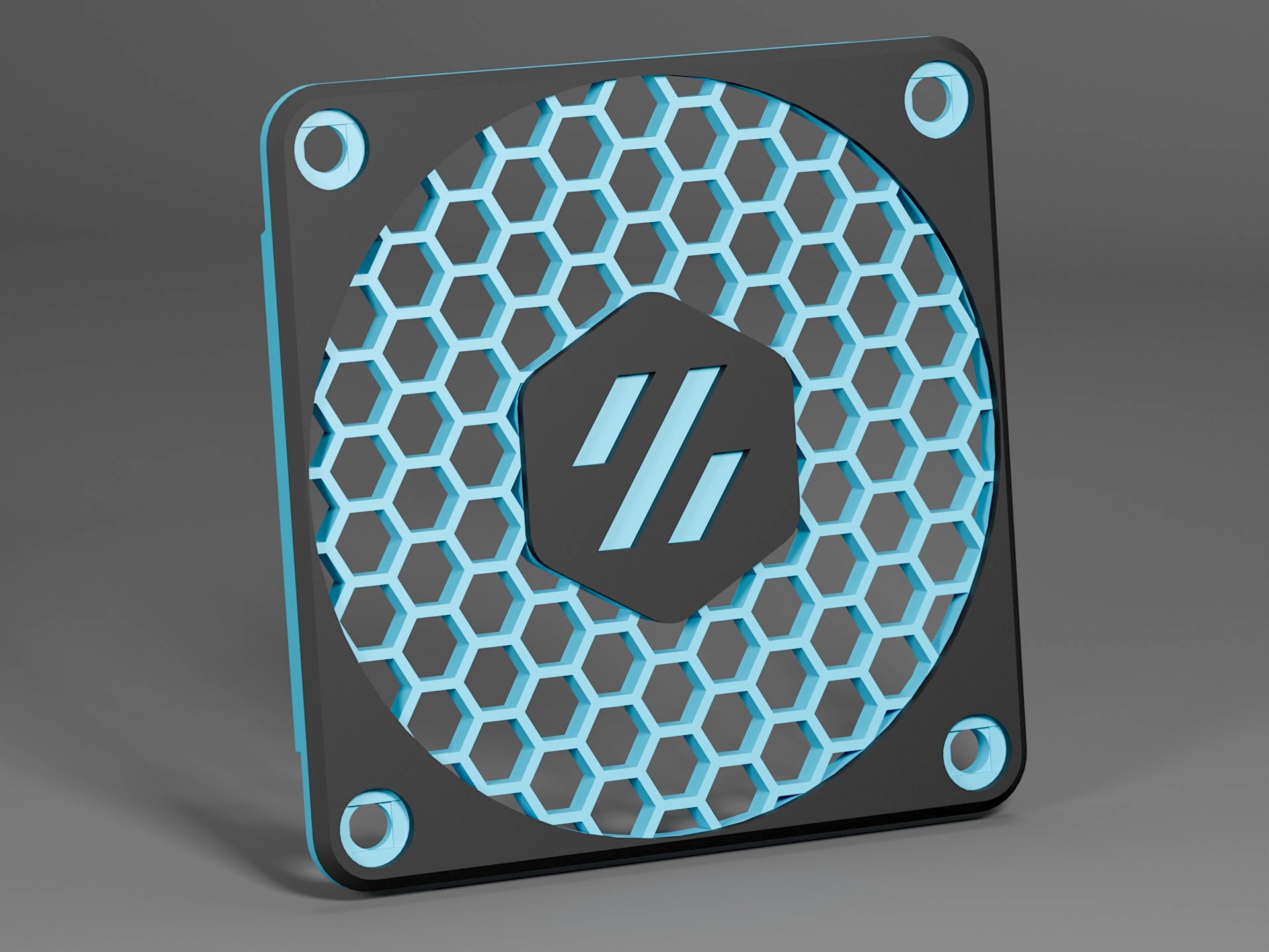 Voron 2.4 Fan Grill with Hex Infill by Blackpoint | Download free STL ...
