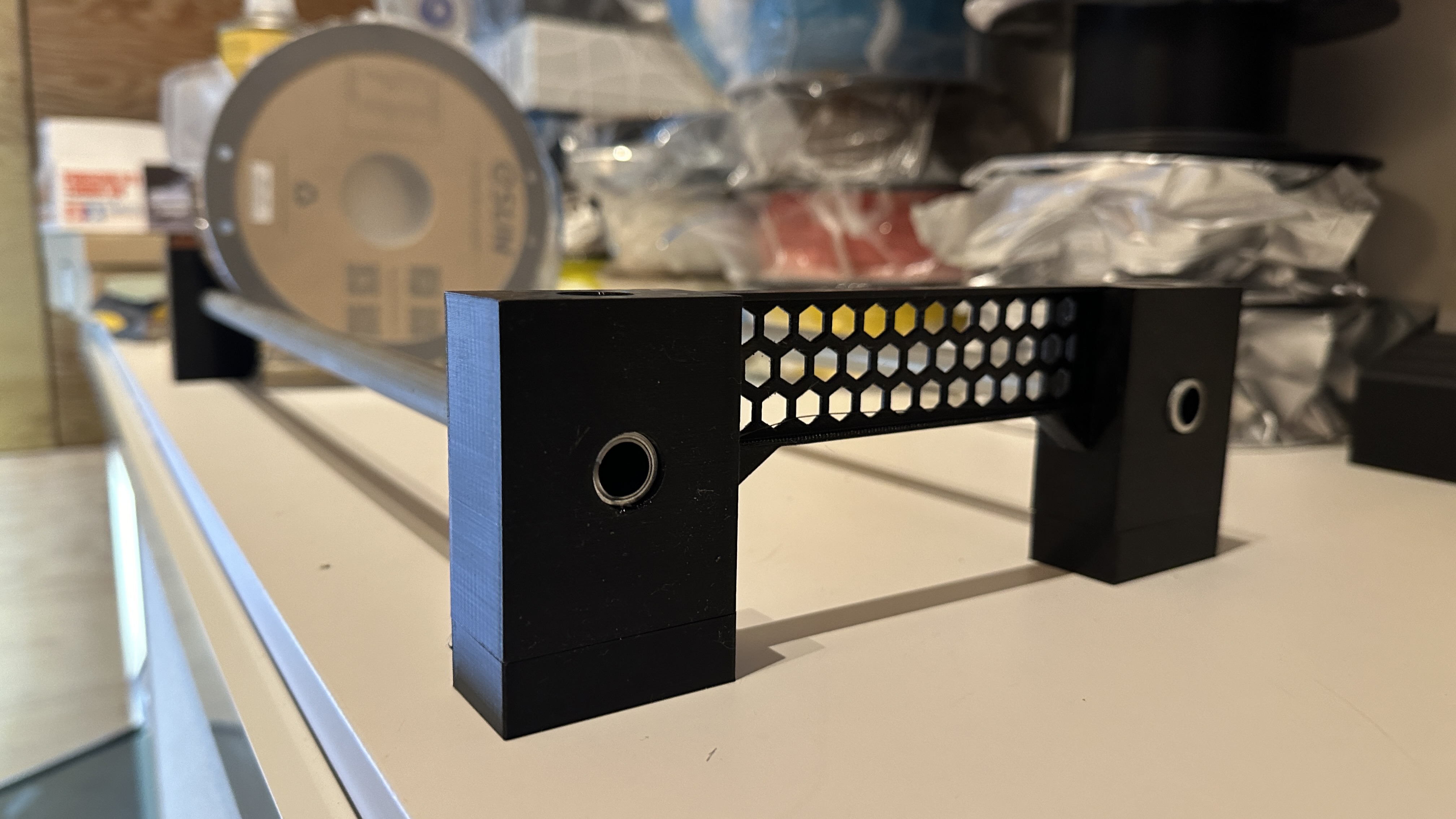 Modular Filament spool rack 15mm tube by Simply3DPrints | Download free ...