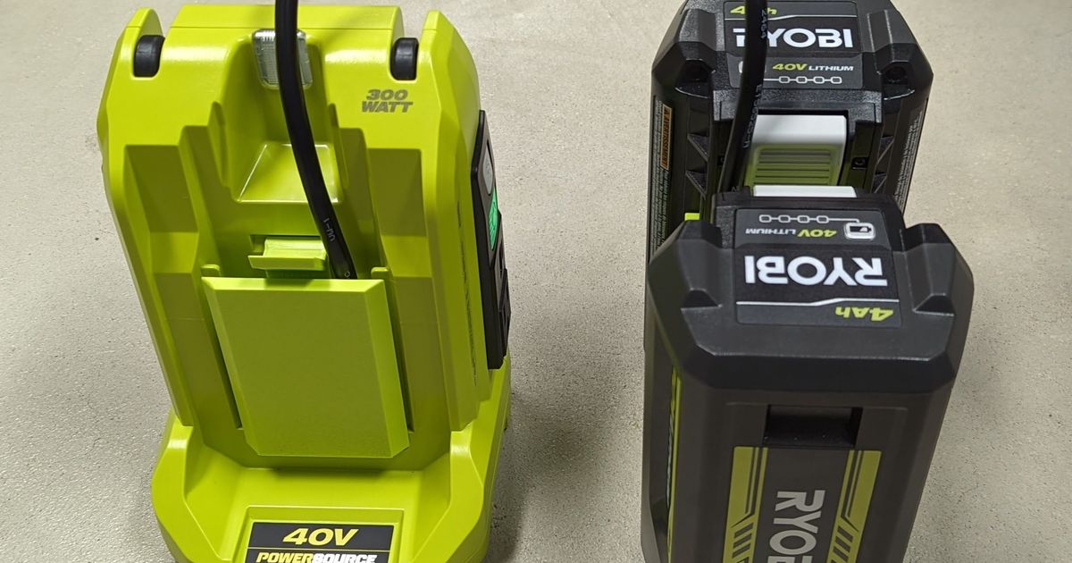 40v dual adapter compatible with Ryobi 40v by JPMakesStuff | Download ...