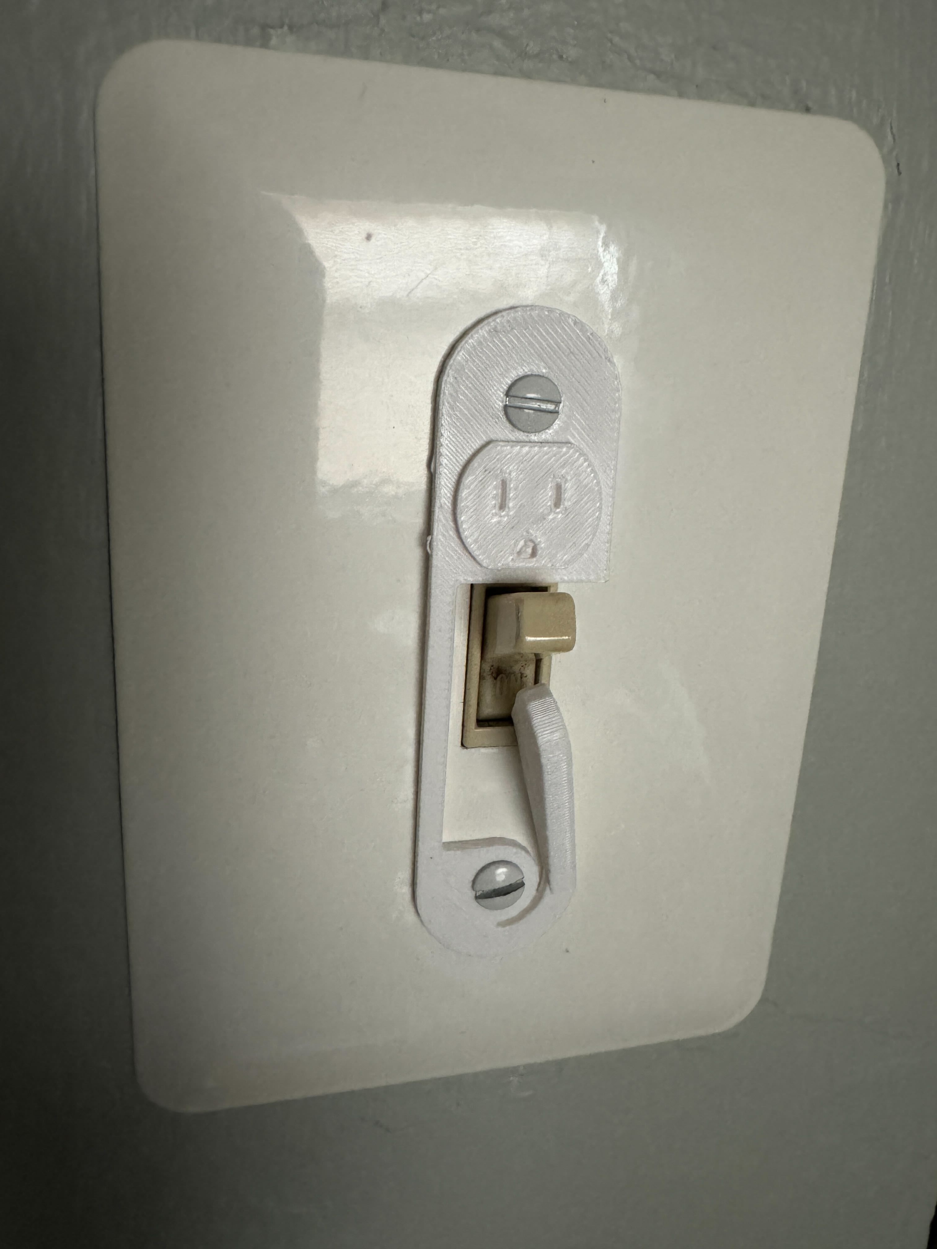 Light Switch Locks with NEMA 5-15 and Nightstand Icons by toneswag ...
