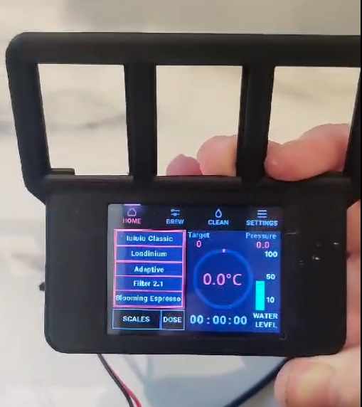 Gaggiuino Front Mount Angled Screen by chrisbarratt | Download free STL ...