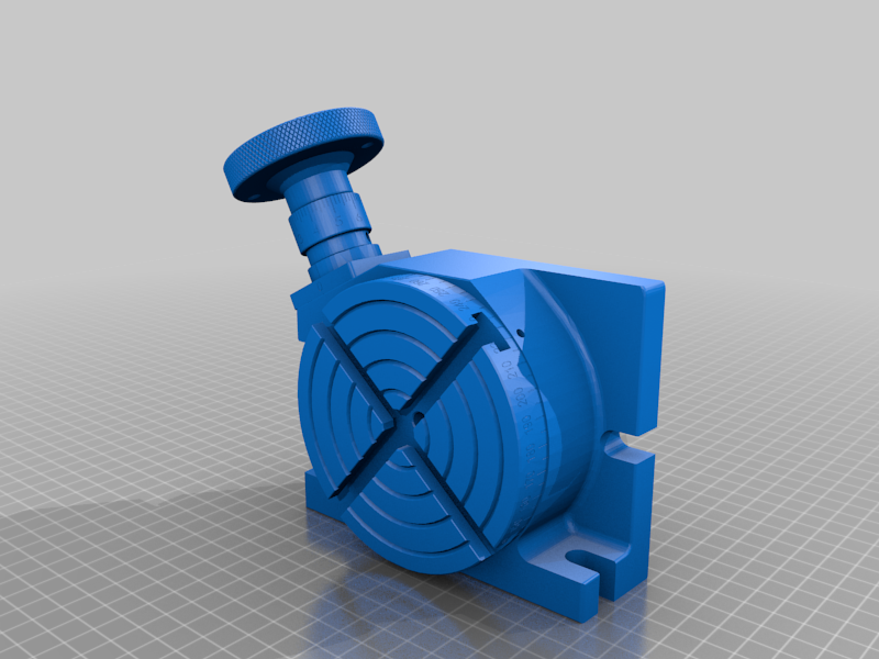 4 inch rotary table by CaptHowdy | Download free STL model | Printables.com