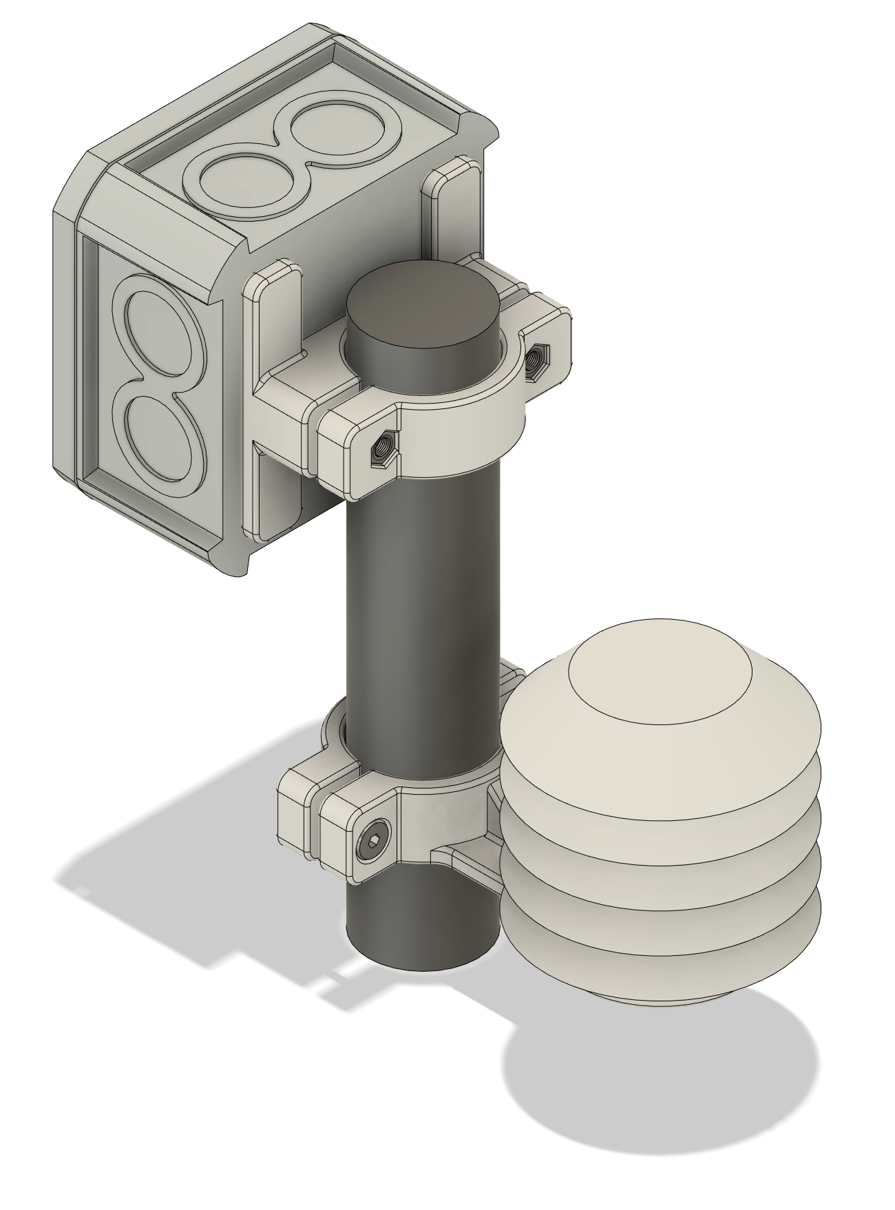 Radiation shields for DIY weather station by foorschtbar | Download ...