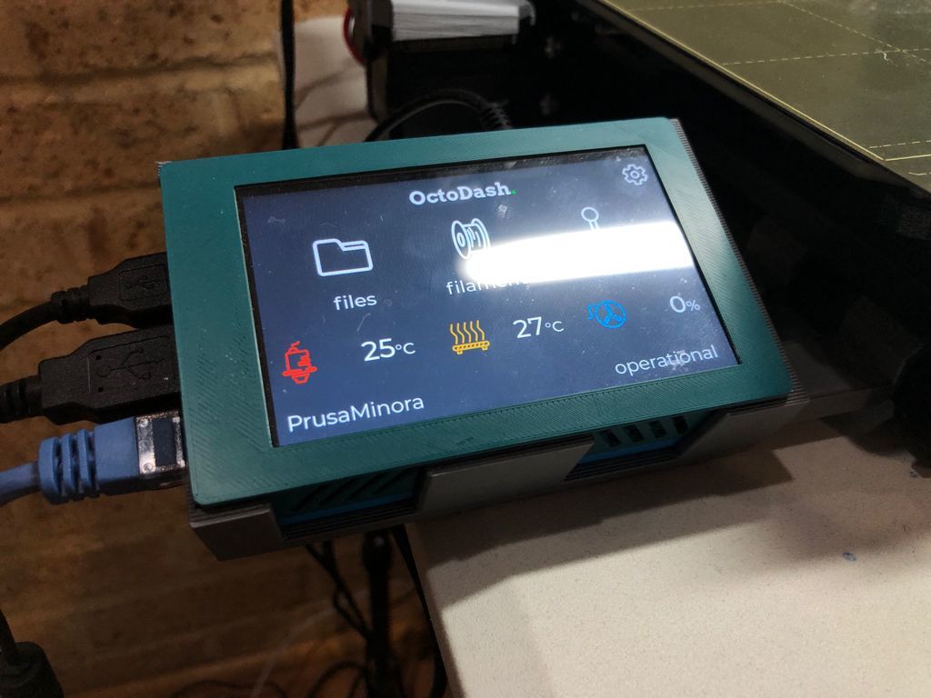 Miuzei Raspberry Pi 4 Touch Screen Holder for Prusa i3 by urbanvanilla ...