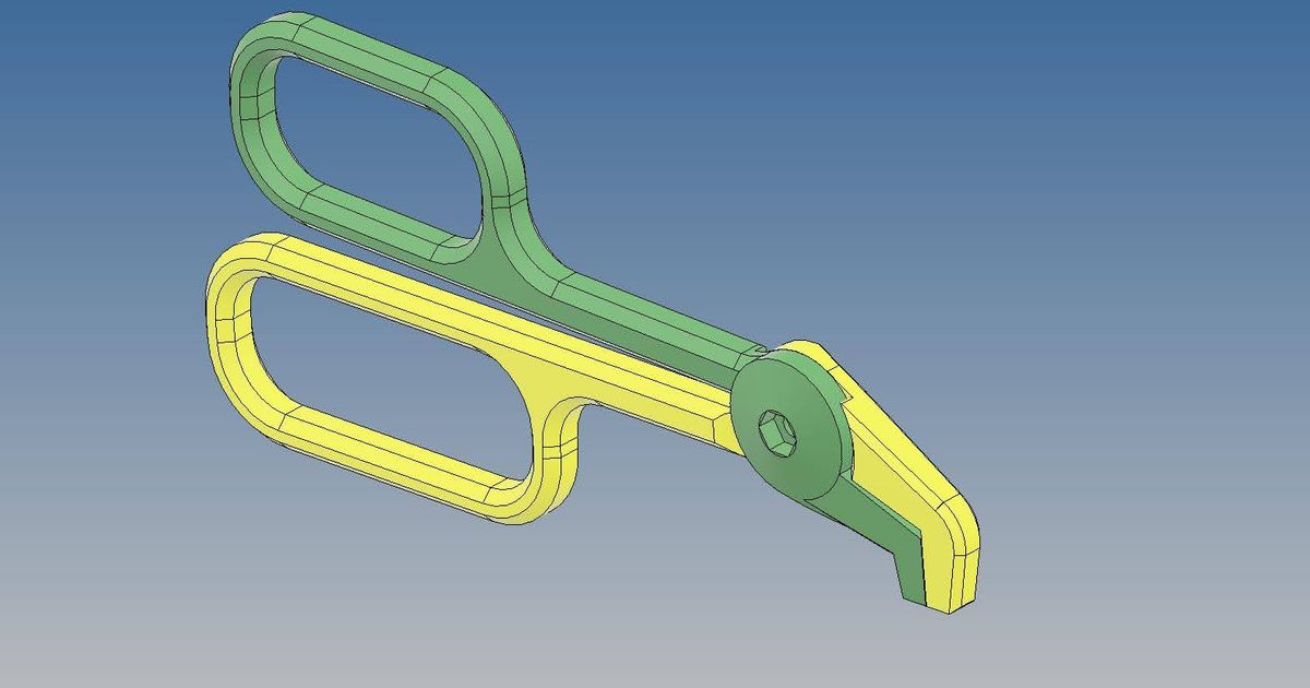 Safety Tongs - 90 degree by Crafter64 | Download free STL model ...