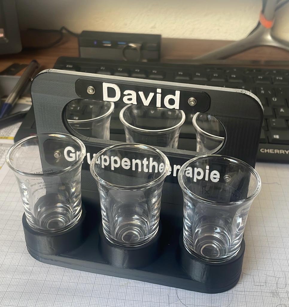 Shot Glas Holder by Mateo | Download free STL model | Printables.com