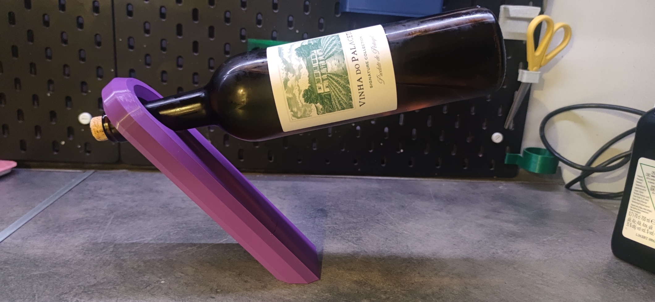 Gravity Wine Stand by Finisz | Download free STL model | Printables.com