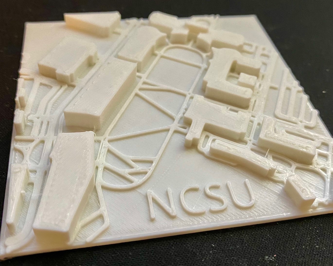 NCSU Oval Map by Andrew | Download free STL model | Printables.com