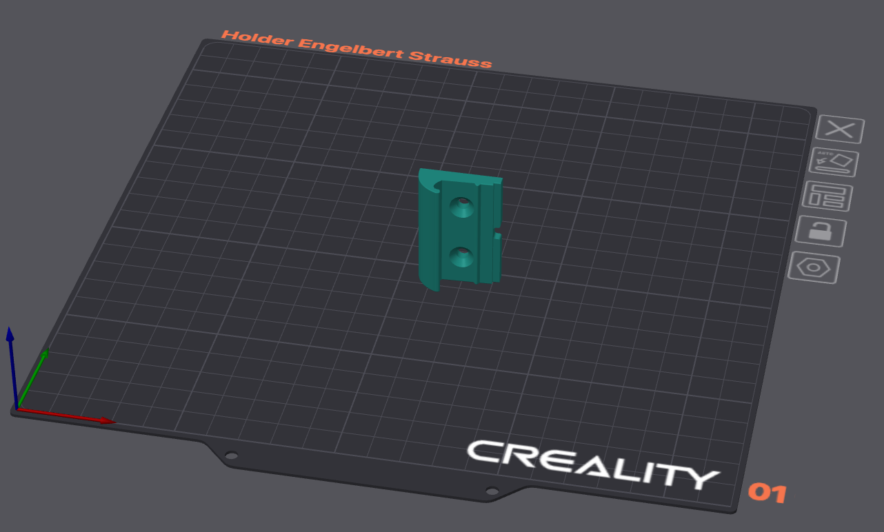 Wall / desk holder for tool bag (Engelbert Strauss e.s. motion ten) by ...