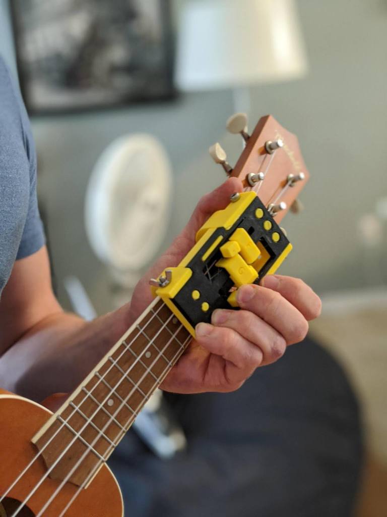 Easy Fret Ukulele Playing Device by rhammons716 | Download free STL ...