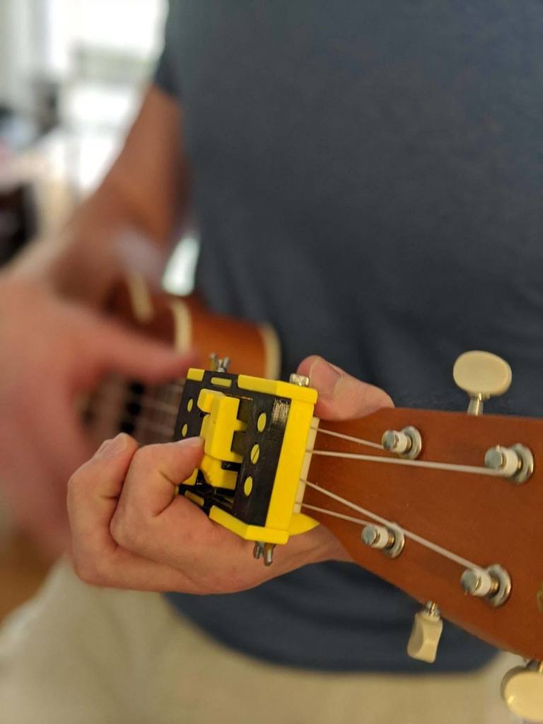 Easy Fret Ukulele Playing Device by rhammons716 | Download free STL ...