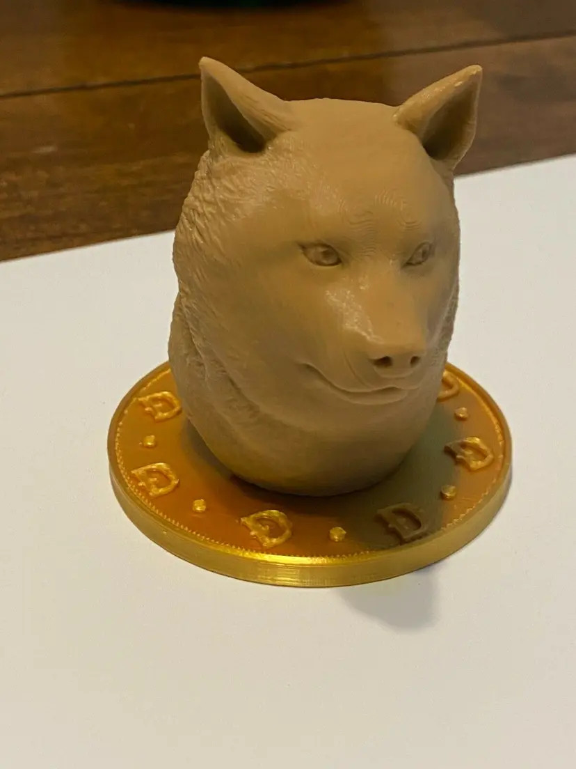 Doge Coin to the Moon! por KN16 | Descargar modelo STL gratuito ...