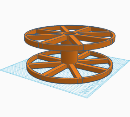 simple spool and spool holder by HoustonsProblem | Download free STL ...