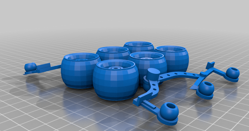 Mars Rover: Sojourner (With functional bogeys and wheels) by ...