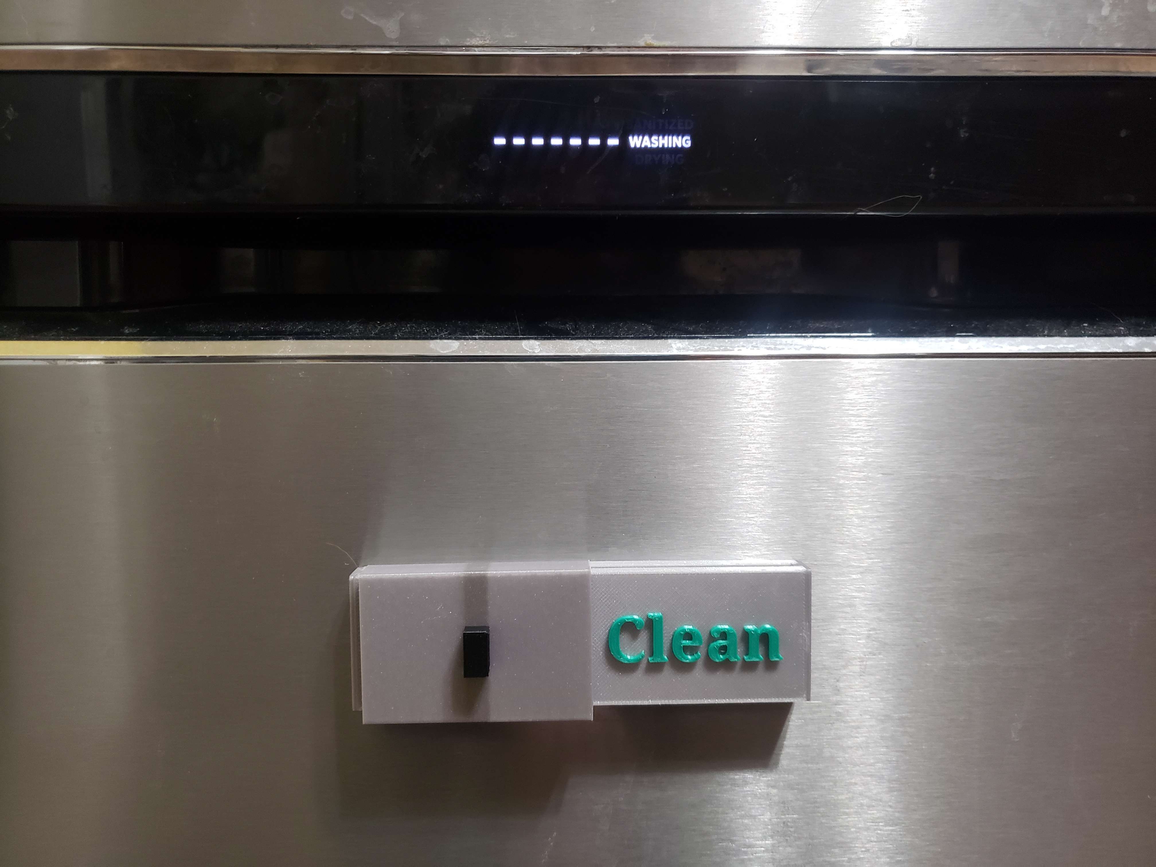 Clean/Dirty Indicator for Dishwashers by Sloths3DPrintShop | Download ...