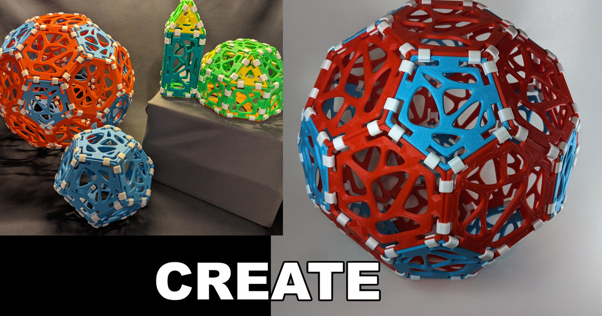 Geometry Polygon Construction Tile Set by Bearded Printer | Download ...