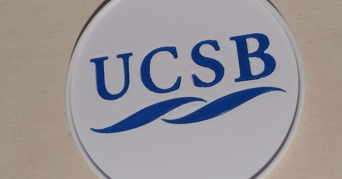 UCSB Coaster (Multicolor) by ctbaker | Download free STL model ...