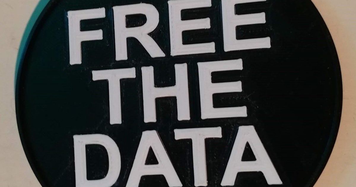Free the Data Coaster by ctbaker | Download free STL model | Printables.com