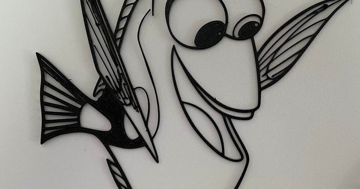 Dory Wall Art by Ninomalbinho | Download free STL model | Printables.com