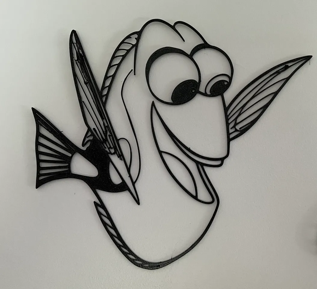 Dory Wall Art by Ninomalbinho | Download free STL model | Printables.com