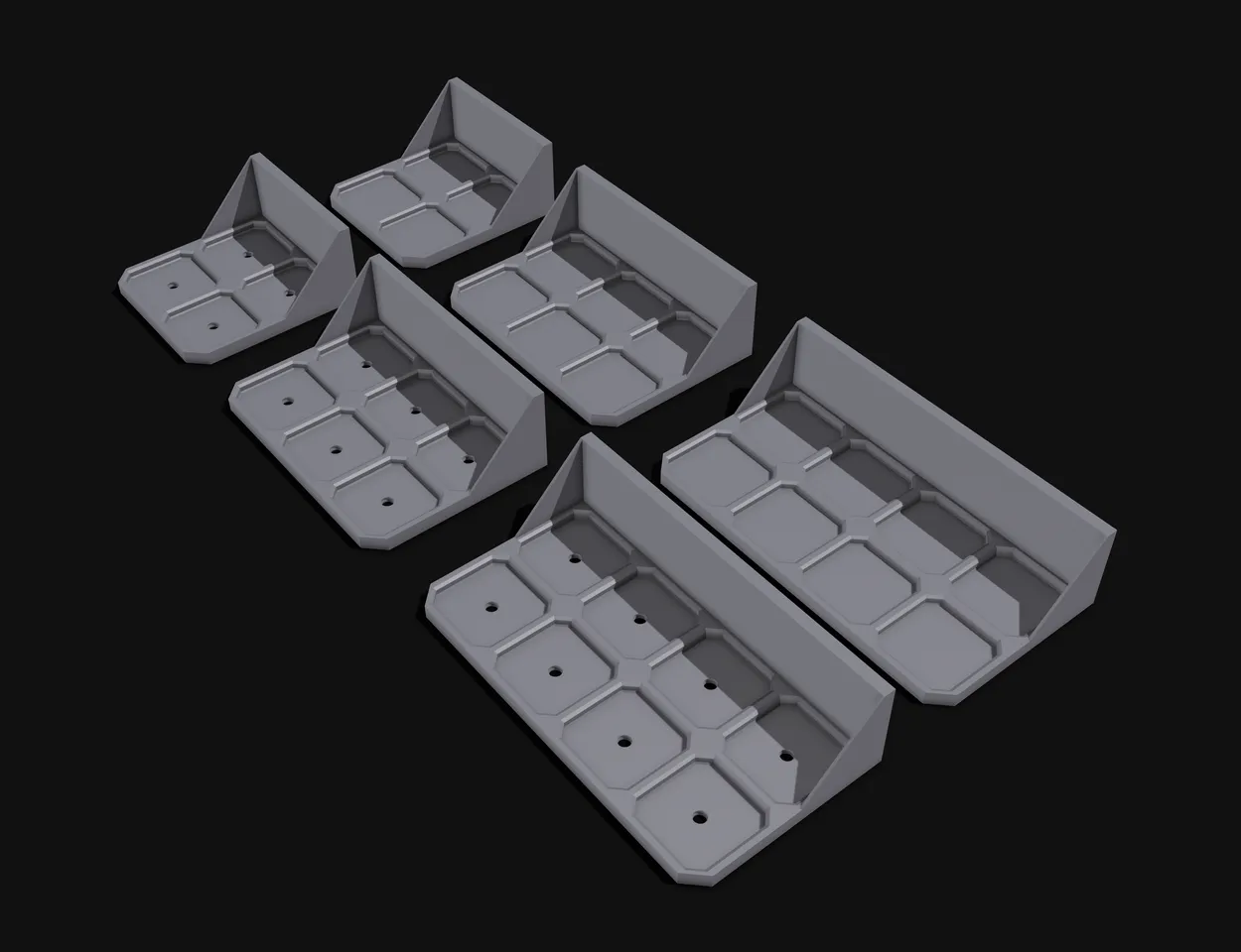 Multiboard shelves for multigrid bins by David D | Download free STL ...