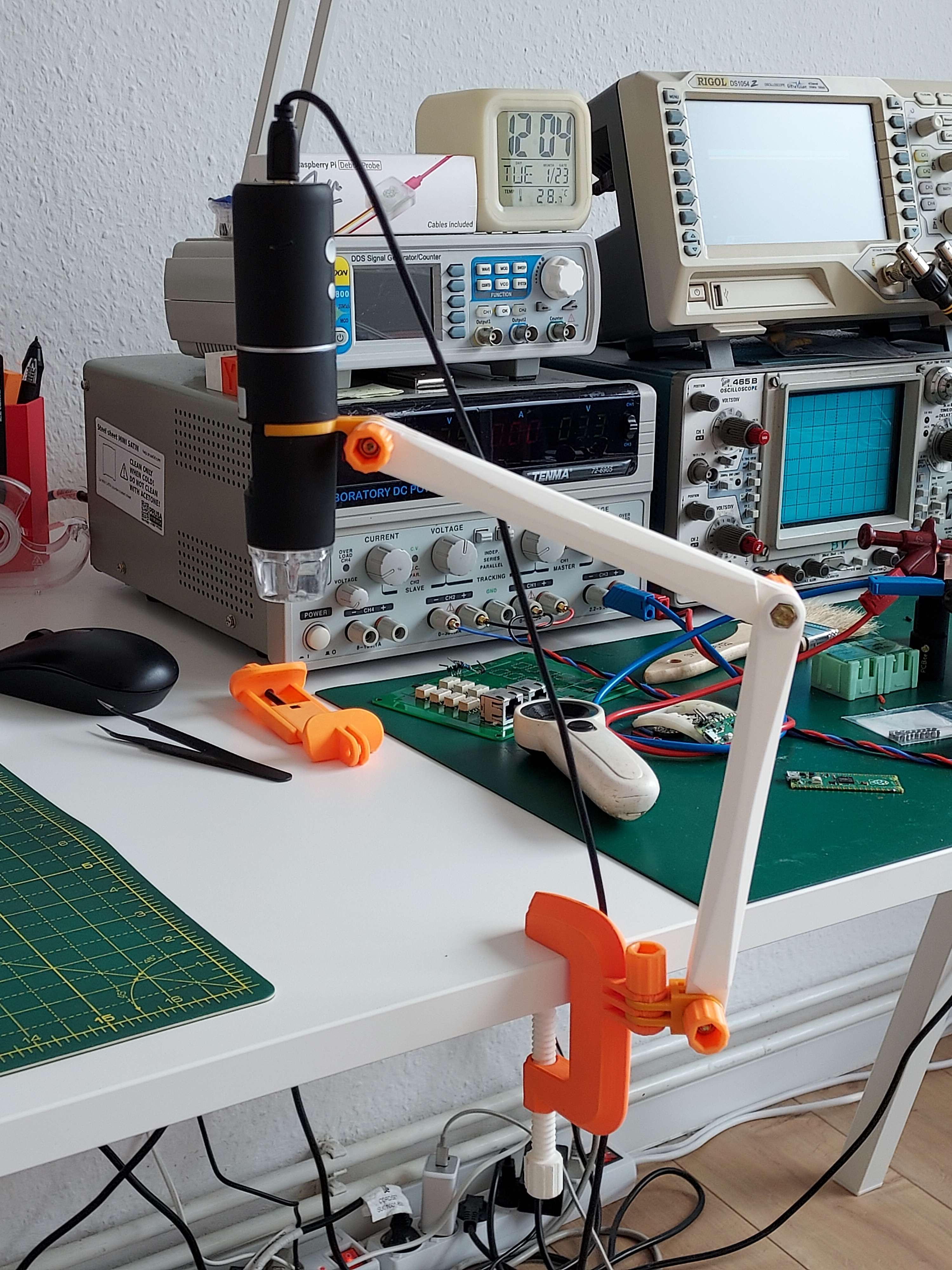USB Microscope Holder for Modular Mounting System by NNNI | Download ...