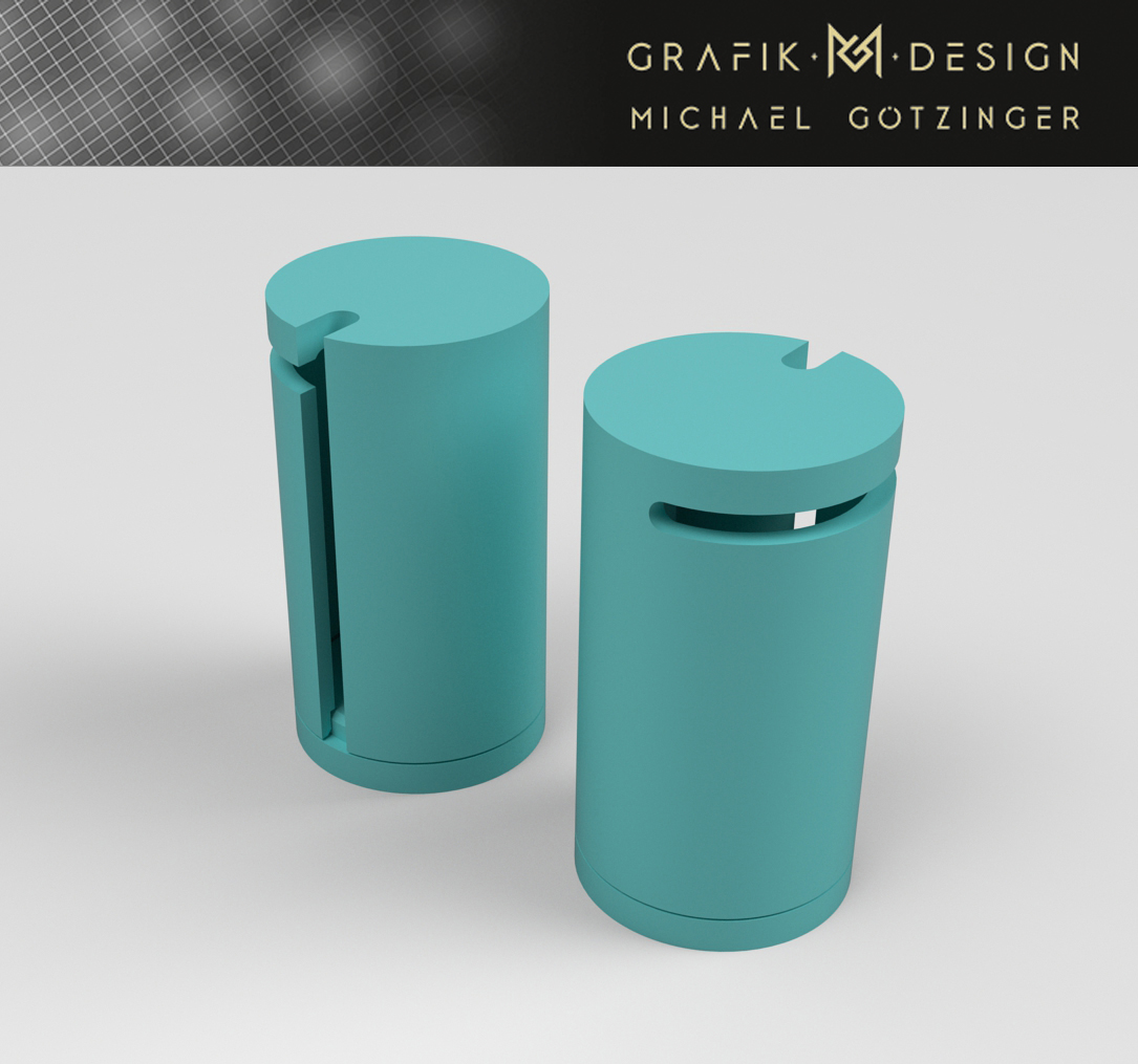 Cylindrical cable box by MG-Grafik-Design | Download free STL model | Printables.com