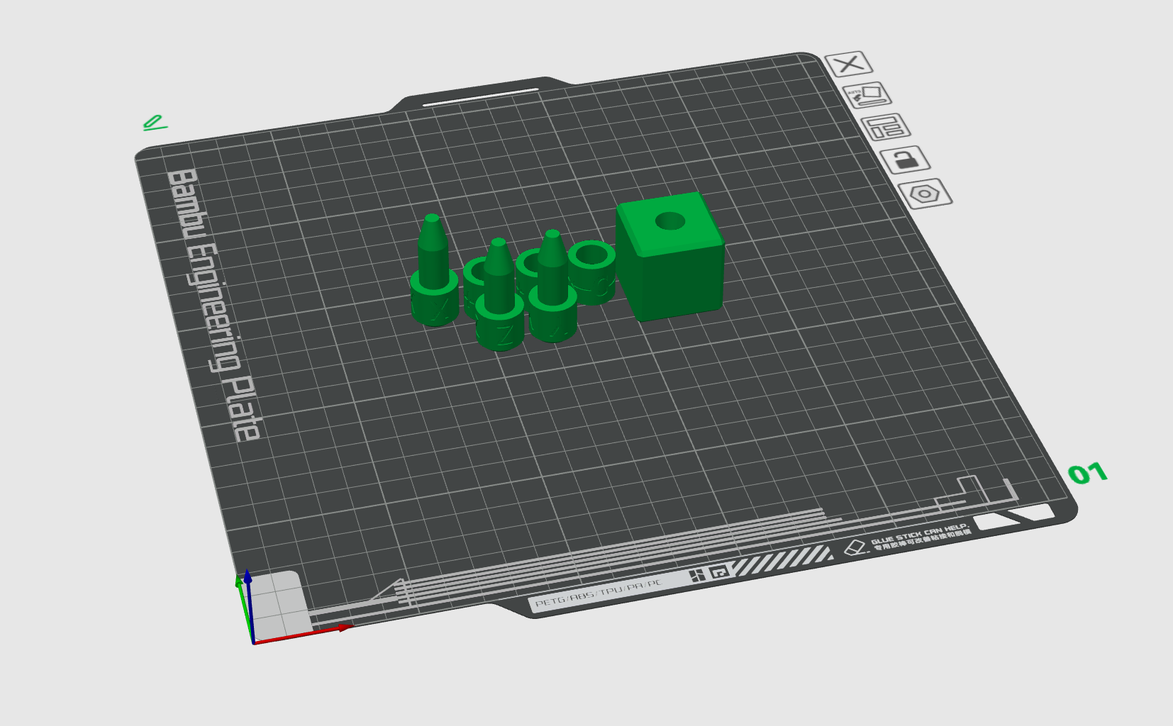 XYZ /X Y Z axis & ABC /A B C rotation( Movable rings) / Axe XYZ /X Y Z ...