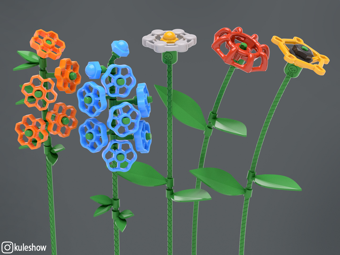 Fake Flowers by bigovereasy | Download free STL model | Printables.com