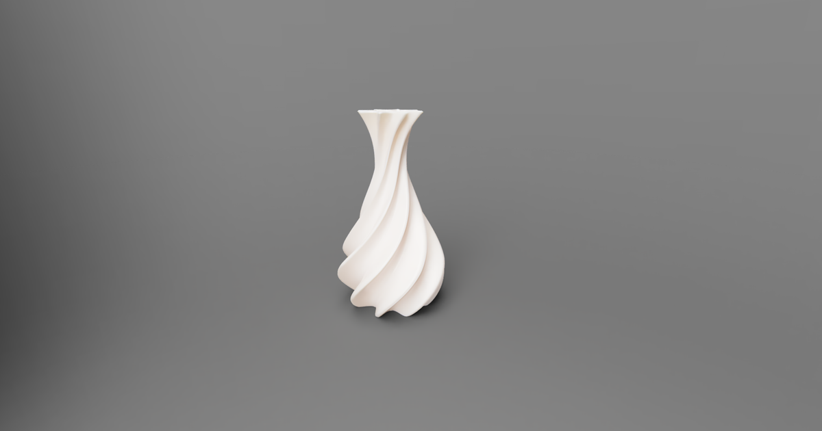 Simple modern vase, waisted by YanThu72 | Download free STL model ...
