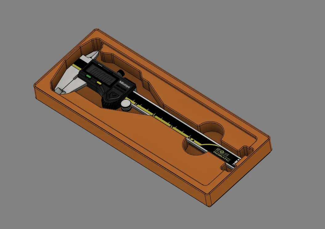 Mitutoyo Caliper Holder for Drawers by Renato Delaqua | Download free ...
