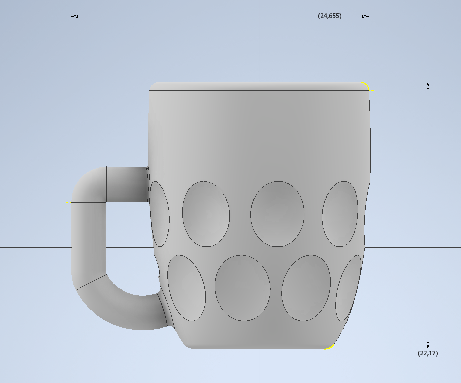 Half-litre cup keychain by Wafer_V2 | Download free STL model ...