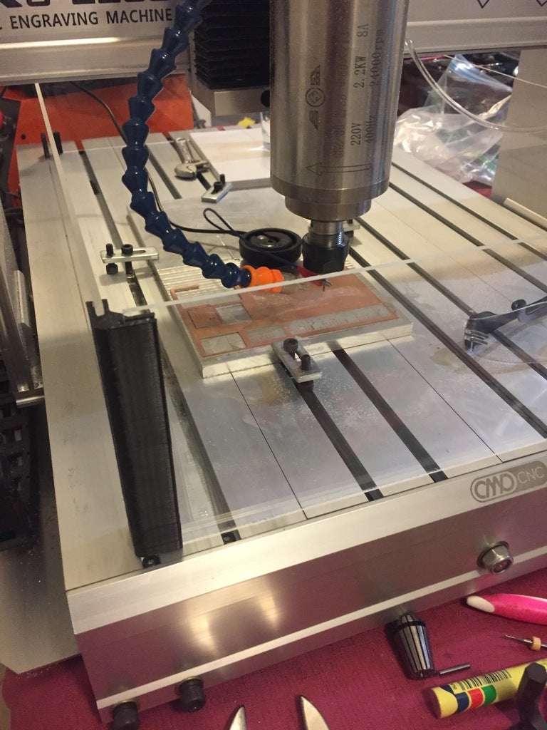 Simple 6040 CNC Chip Shield by madeinoz | Download free STL model ...