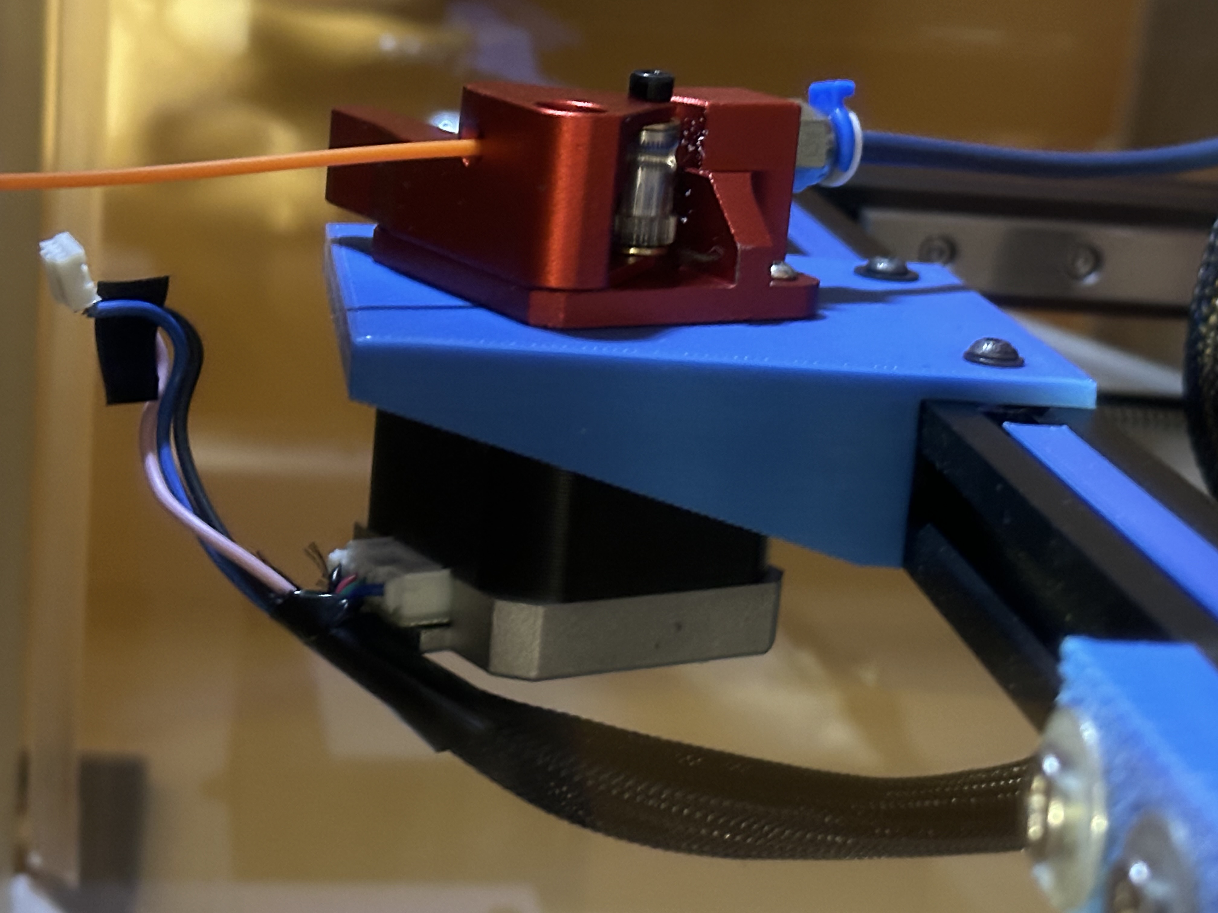 Extruder Support Creality Ender 3 by 3D Printing LaB | Download free ...