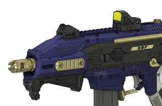 Lynx Mag Release for Thumbholes by Lyza | Download free STL model ...