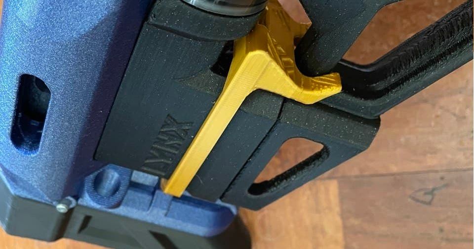 Lynx Mag Release for Thumbholes by Lyza | Download free STL model ...